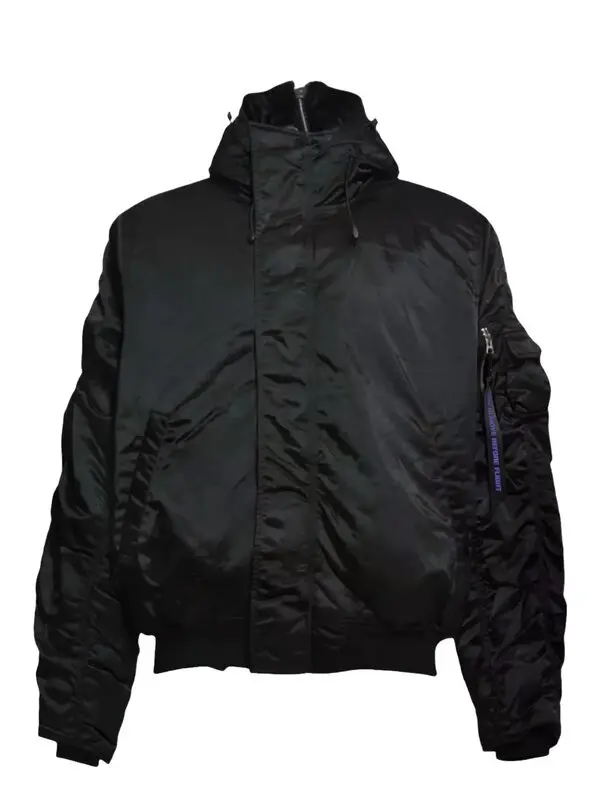 Alpha Industries N-2b Uv Padded Hooded Jacket - Black