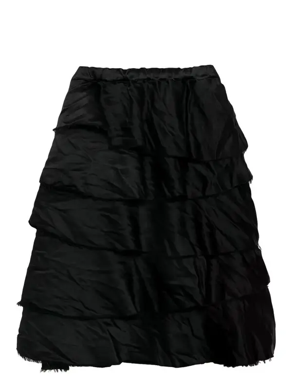 BLACK COMME DES GARÇONS Layered Skirt - Black