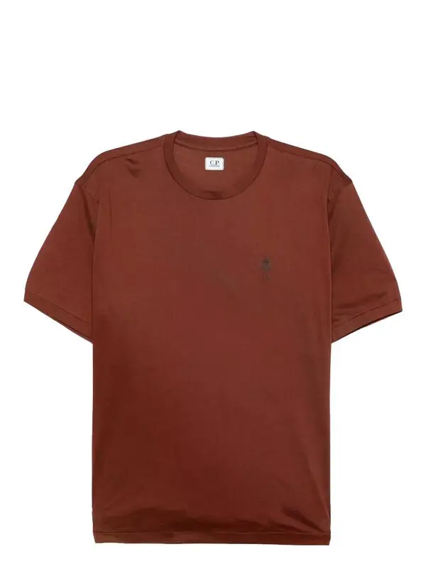 C.P. COMPANY Logo-print T-shirt - Brown