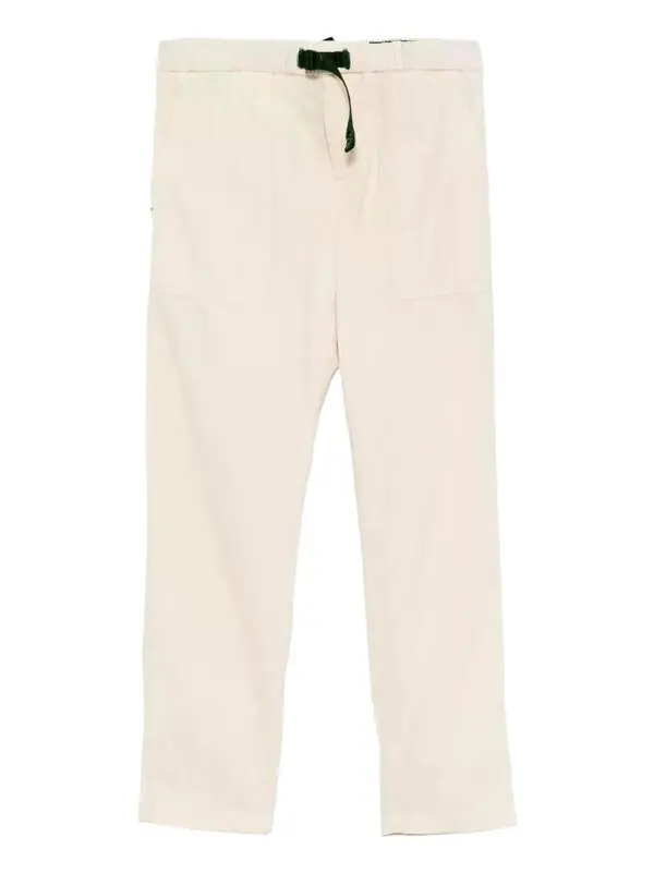 WHITE SAND Cotton Trousers - Neutrals