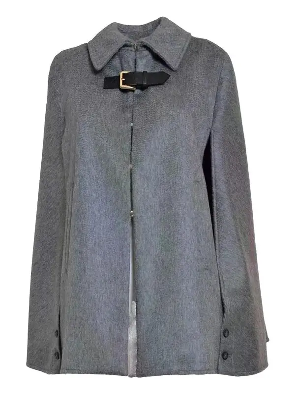 Max Mara Obliqua Cape - Grey
