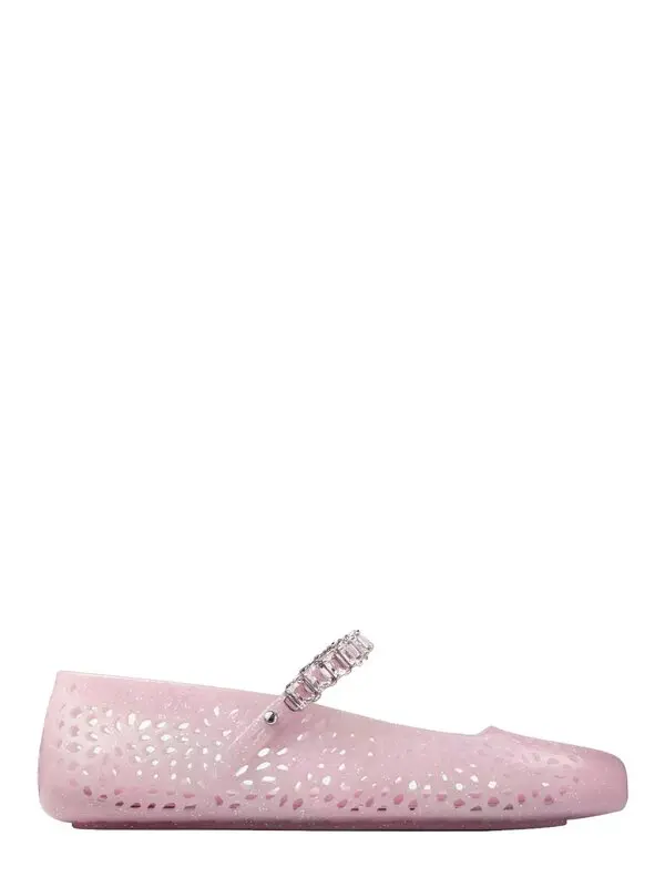 JIMMY CHOO Jelly Ballerina Flats - Pink