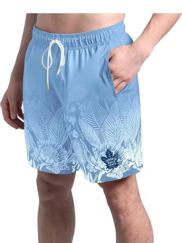 MARGARITAVILLE Toronto Maple Leafs Lagoon Fiesta Swim Short - Blue