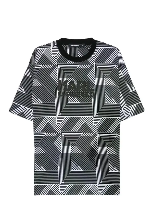 Karl Lagerfeld Printed T-shirt - Black