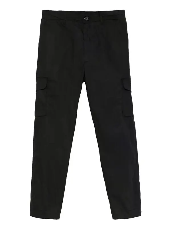NINE:INTHE:MORNING Straight-leg Cargo Trousers - Black