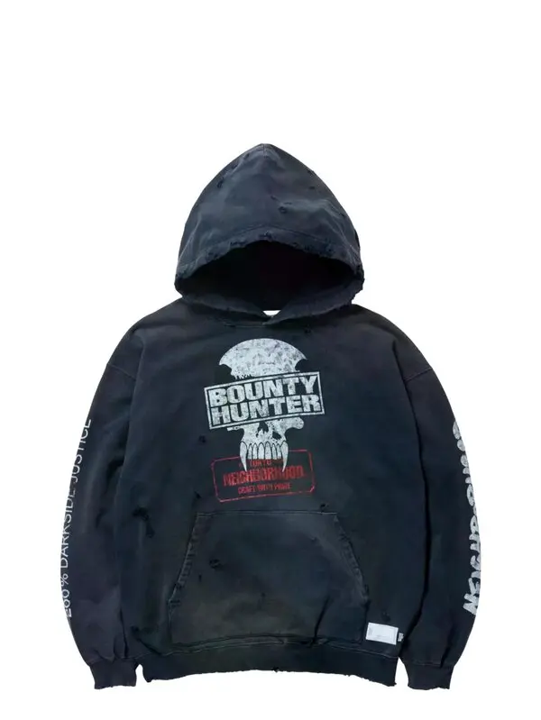 NEIGHBORHOOD X Bounty Hunter Graphic Hoodie - Black