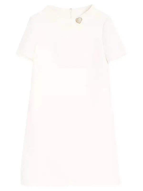 Valentino Garavani Heart-detail Mini Dress - White