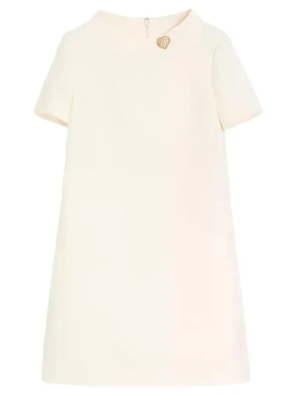 Valentino Garavani Heart-detail Mini Dress - White