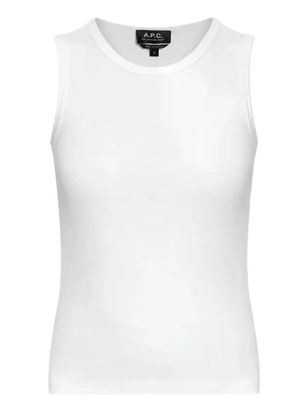 A.p.c. Crew-neck Tank Top - White