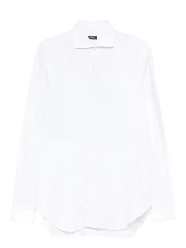 BARBA NAPOLI Cutaway-collar Shirt - White