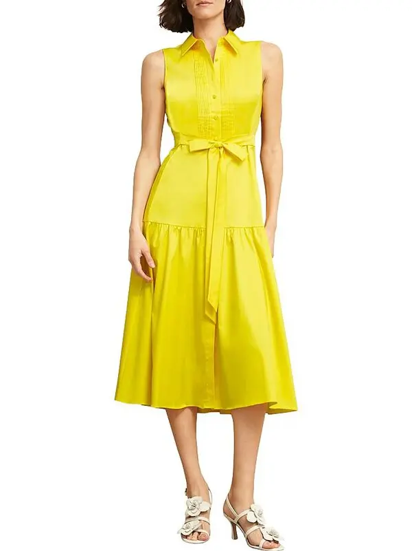 HOBBS LONDON Carsington Shirt Dress - Sun Yellow