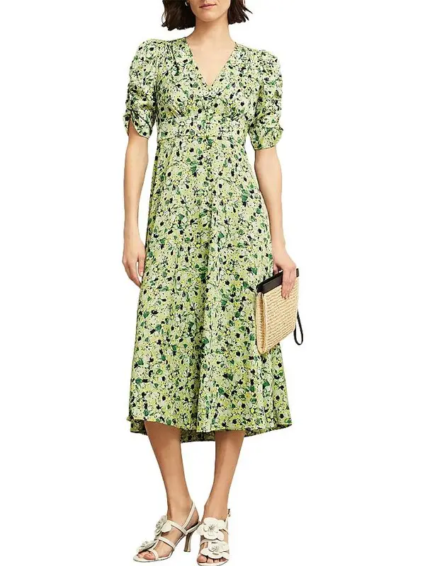 HOBBS LONDON Ennerdale Printed Dress - Green Multi