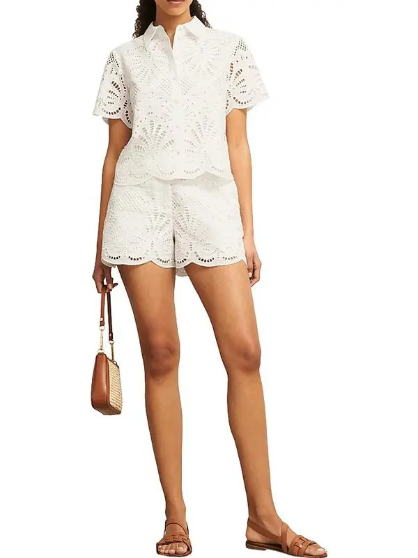 HOBBS LONDON Buscot Shorts - Hobbs White