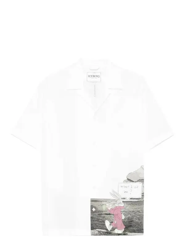 Iceberg Printed Shirt - White