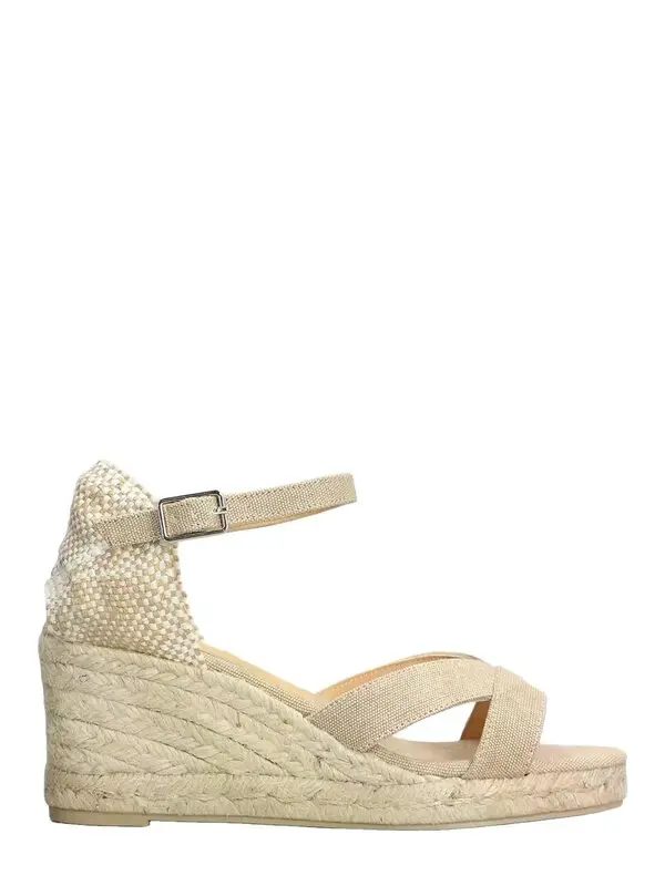 CastaÑer Bruna Espadrille Wedges - Neutrals