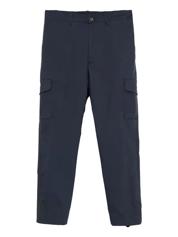 NINE:INTHE:MORNING Straight-leg Cargo Trousers - Blue