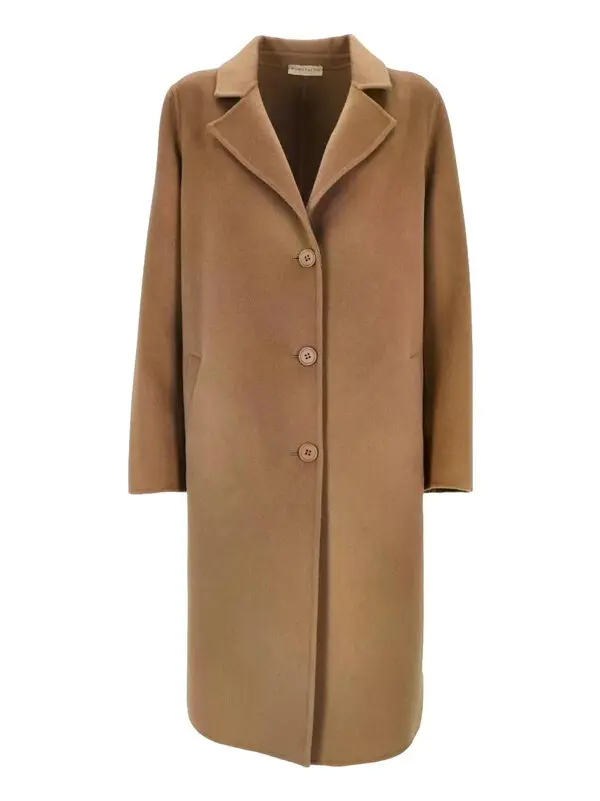 PUROTATTO Single-breasted Coat - Neutrals