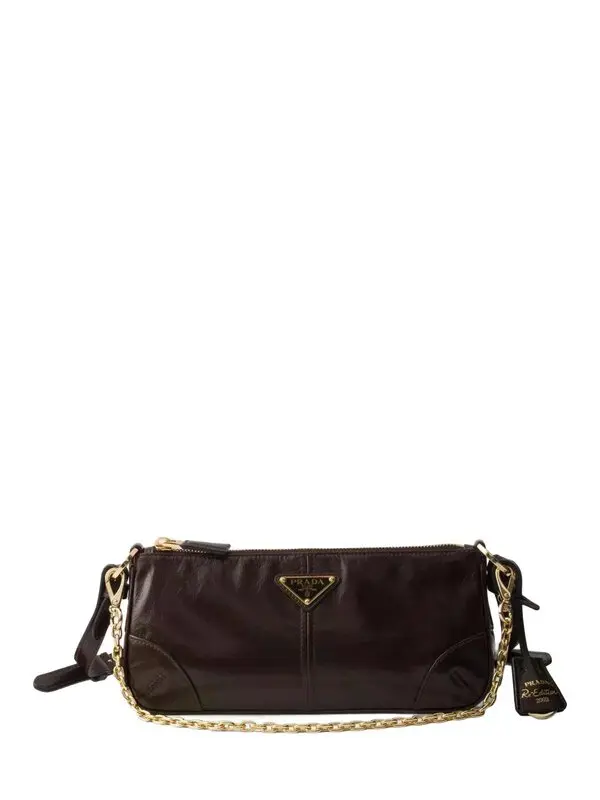 Prada Medium Re-edition Shoulder Bag - Brown