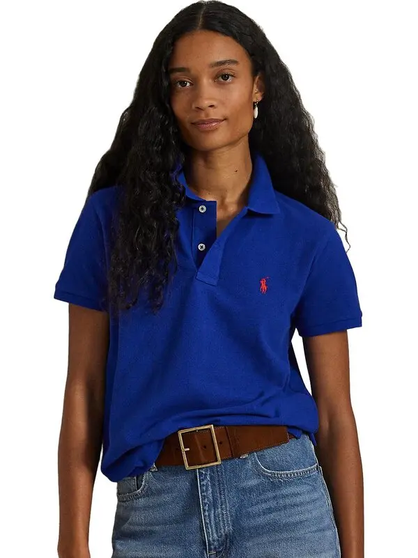 Ralph Lauren Classic Fit Mesh Polo Shirt - Heritage Royal