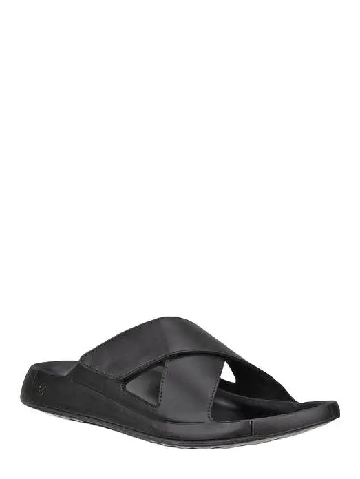 Ecco Cozmo Water Resistant Slide Sandal - Black