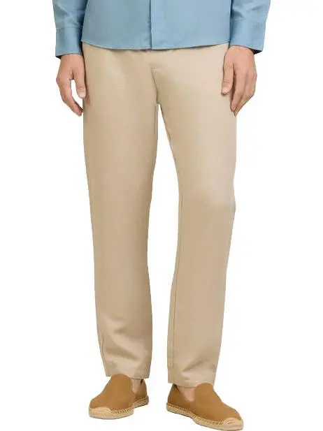 Onia Air Linen Pull-on Pant - Dune
