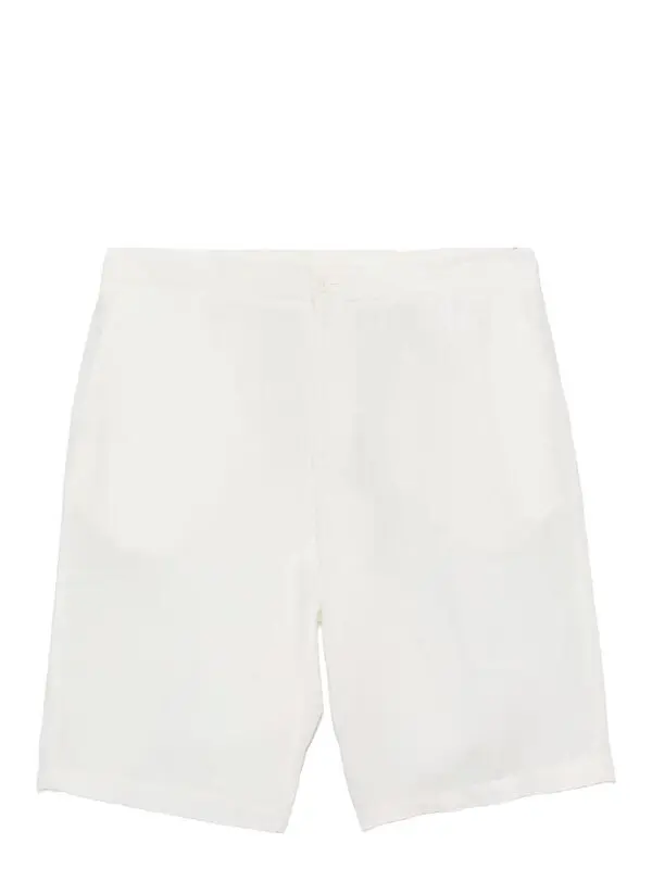 Zegna Linen Shorts - White