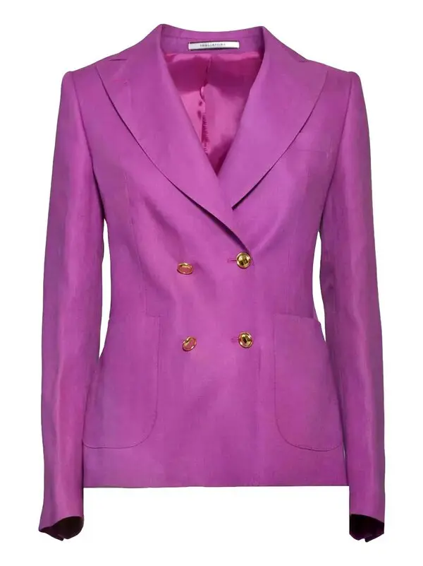 Tagliatore Double-breasted Blazer - Purple