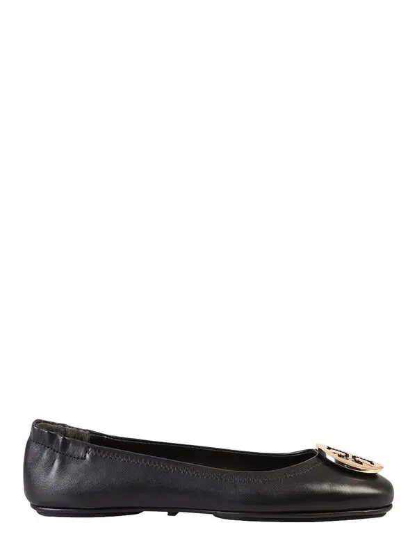 Tory Burch Minnie Ballerina Flats - Black