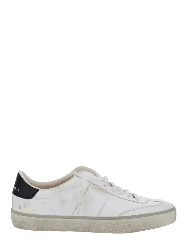 Golden Goose Soul-star Leather Low Top Sneakers - White