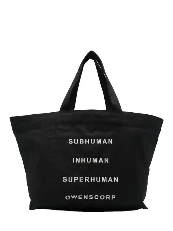 Rick Owens Beach Tote Bag - Black/pearl