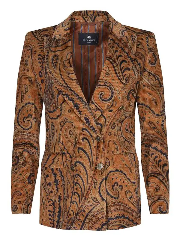 Etro Corduroy Jacket - Brown