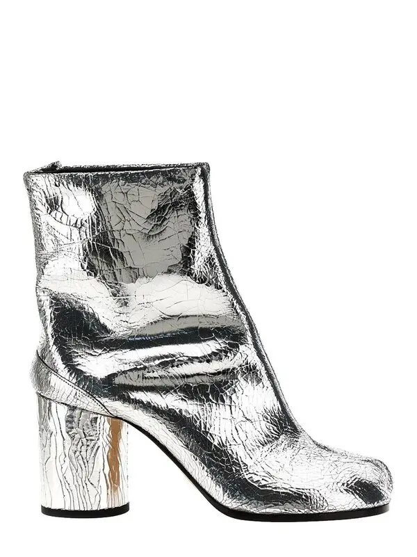 MAISON MARGIELA Tabi Ankle Boots - Silver