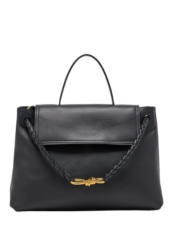 Bottega Veneta Andiamo Top Handle Bag - Black