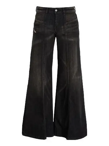 DIESEL Flared Jeans - Black
