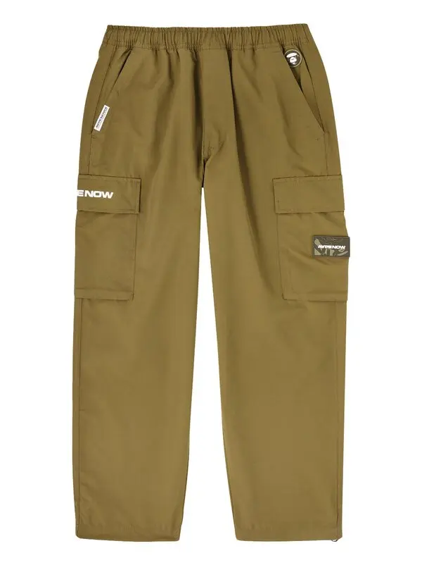AAPE BY *A BATHING APE® Straight-leg Shell Cargo Trousers - Khaki