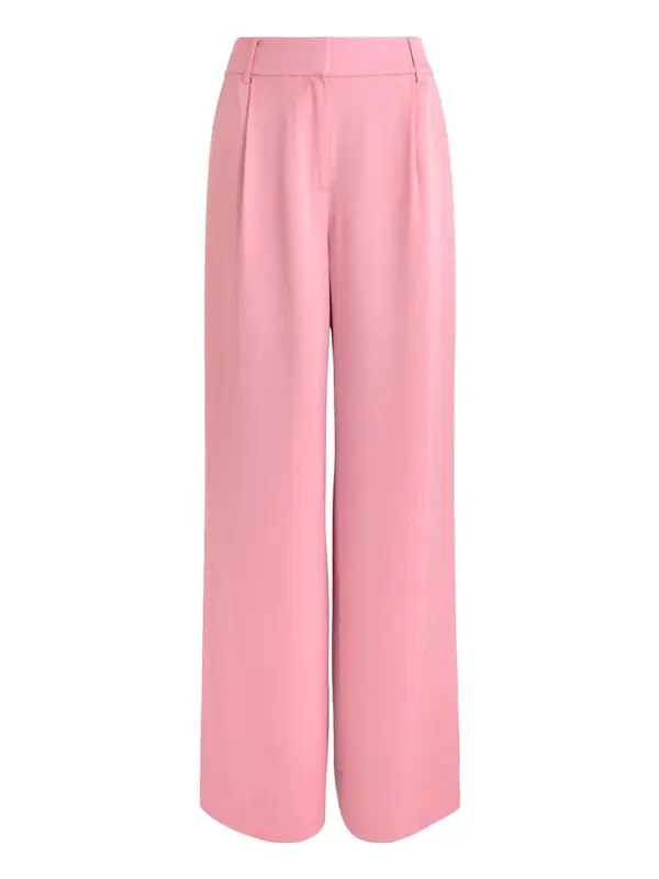 Simkhai Malcolm Wide-leg Satin Trousers - Light Pink
