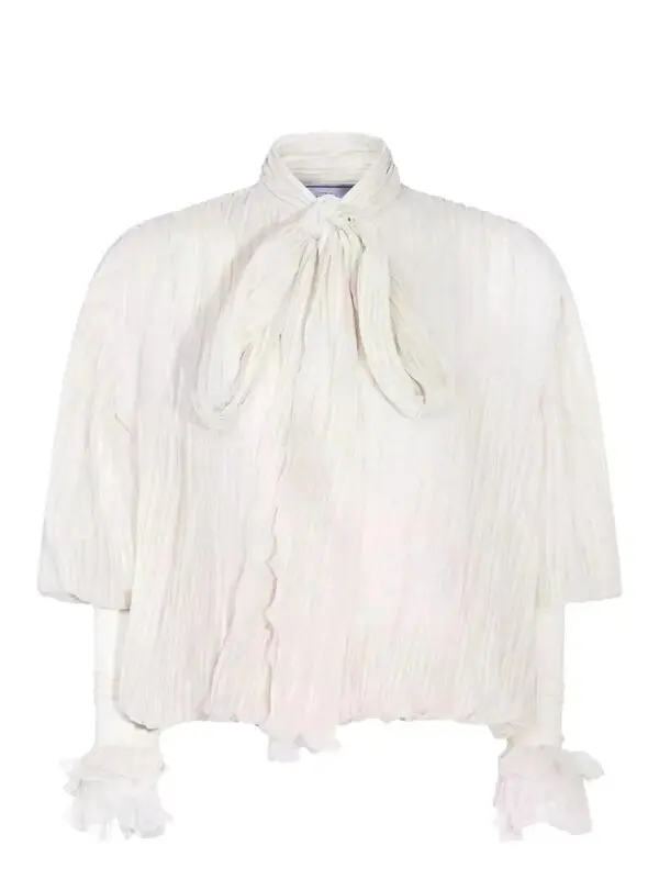 Blumarine Silk Shirt - White