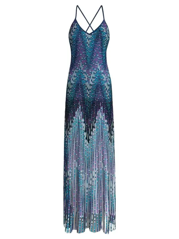 Missoni Zigzag-pattern Dress - Blue