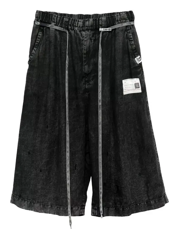 Mihara Yasuhiro Drawstring Shorts - Black