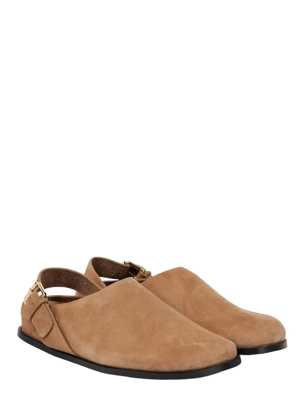 A.emery Louis Suede Clogs - Brown