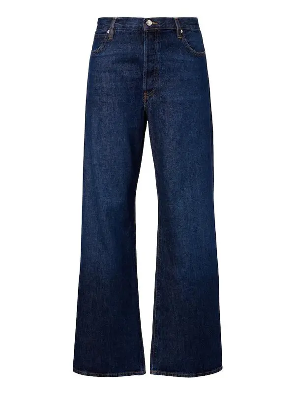 FRAME The Loose Wide-leg Jeans - Blue