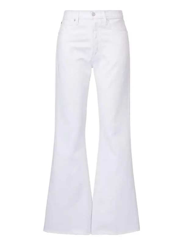 FRAME The Lax Flared Jeans - White