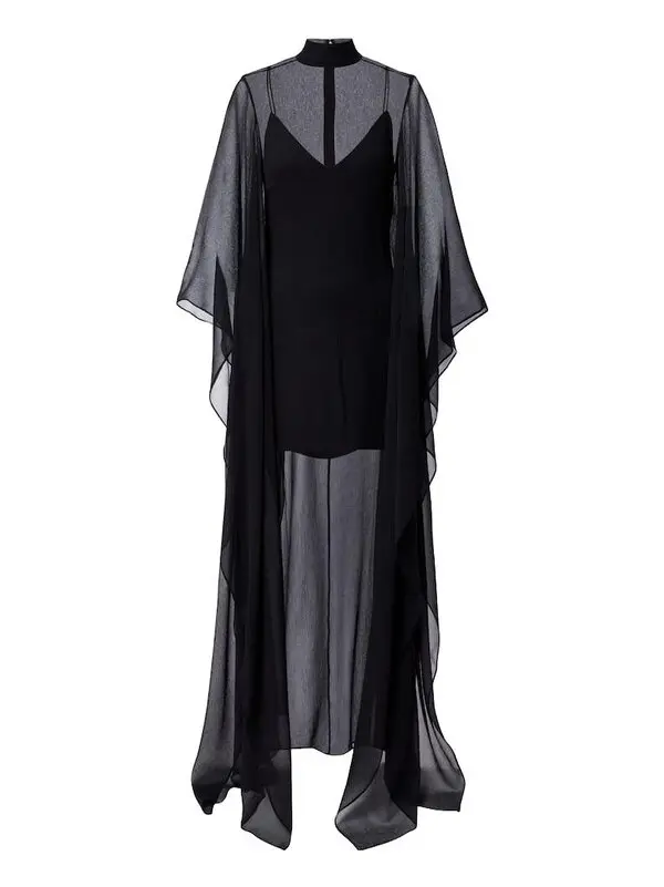 TALLER MARMO Lanzarote Garden Kaftan - Black