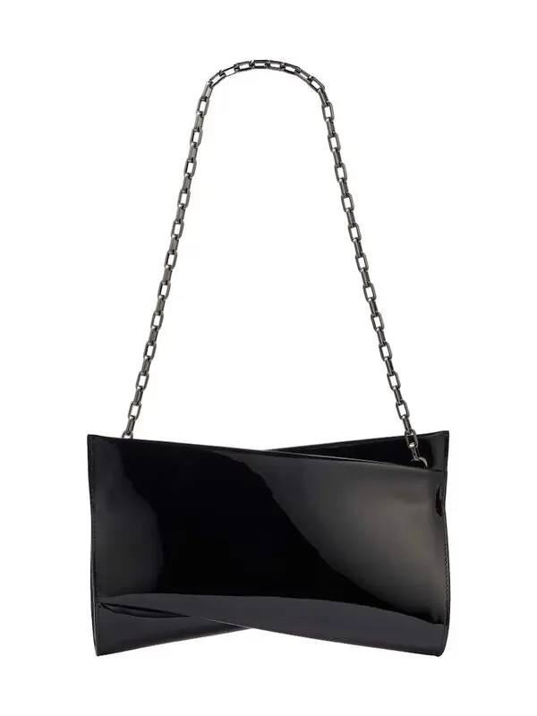 CHRISTIAN LOUBOUTIN Loubitwist Small Shoulder Bag - Black