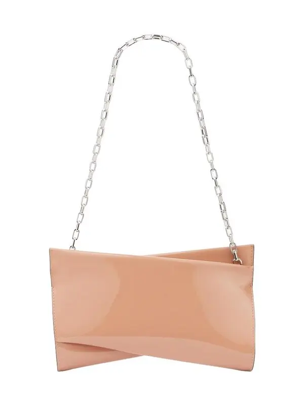 CHRISTIAN LOUBOUTIN Loubitwist Small Clutch - Beige