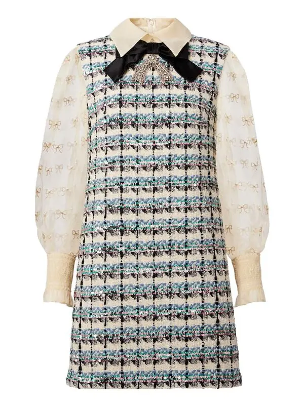 Valentino Garavani Embellished Minidress - Multicoloured