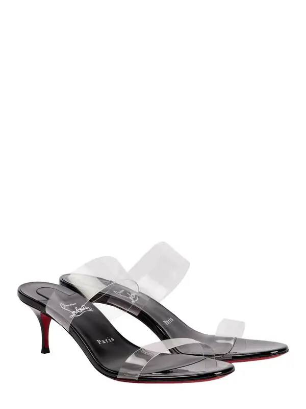 CHRISTIAN LOUBOUTIN Just Nothing 55 Pvc Sandals - Transparent