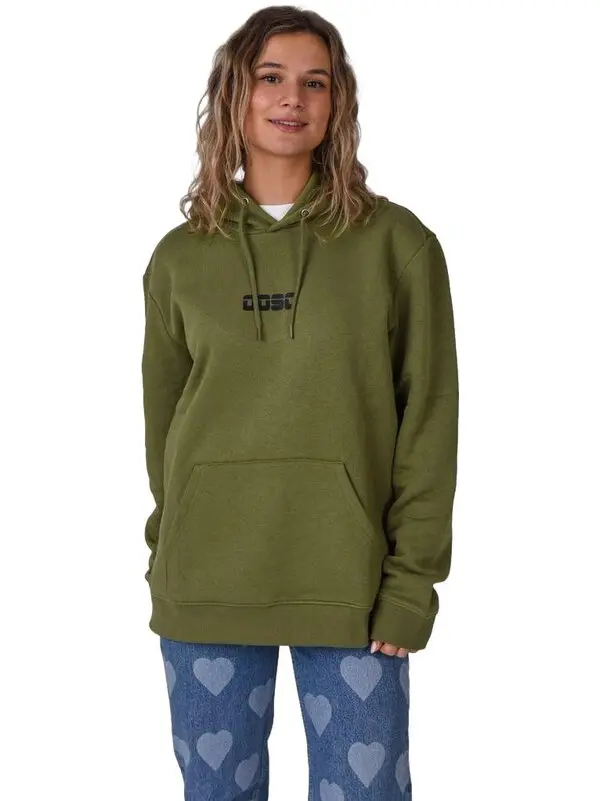 OOSC Retro Logo Hoodie - Khaki