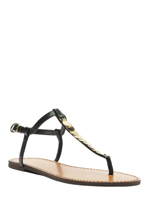 AREZZO Bristol T-strap Sandal - Black