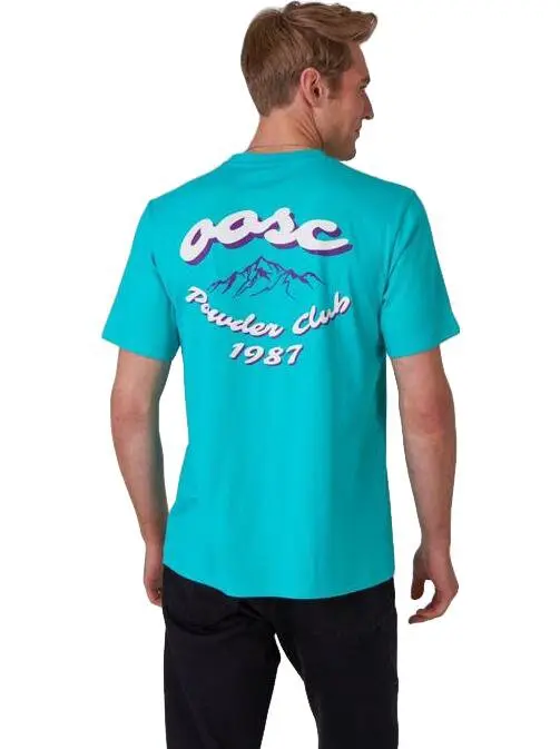 OOSC Powder Club T-shirt - Aqua